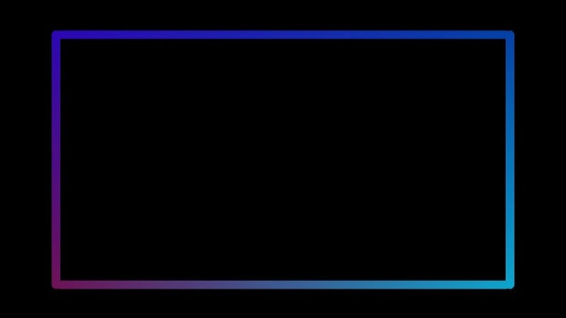 Minimalist Gradient Animated Webcam Borders/facecam Overlays - Etsy