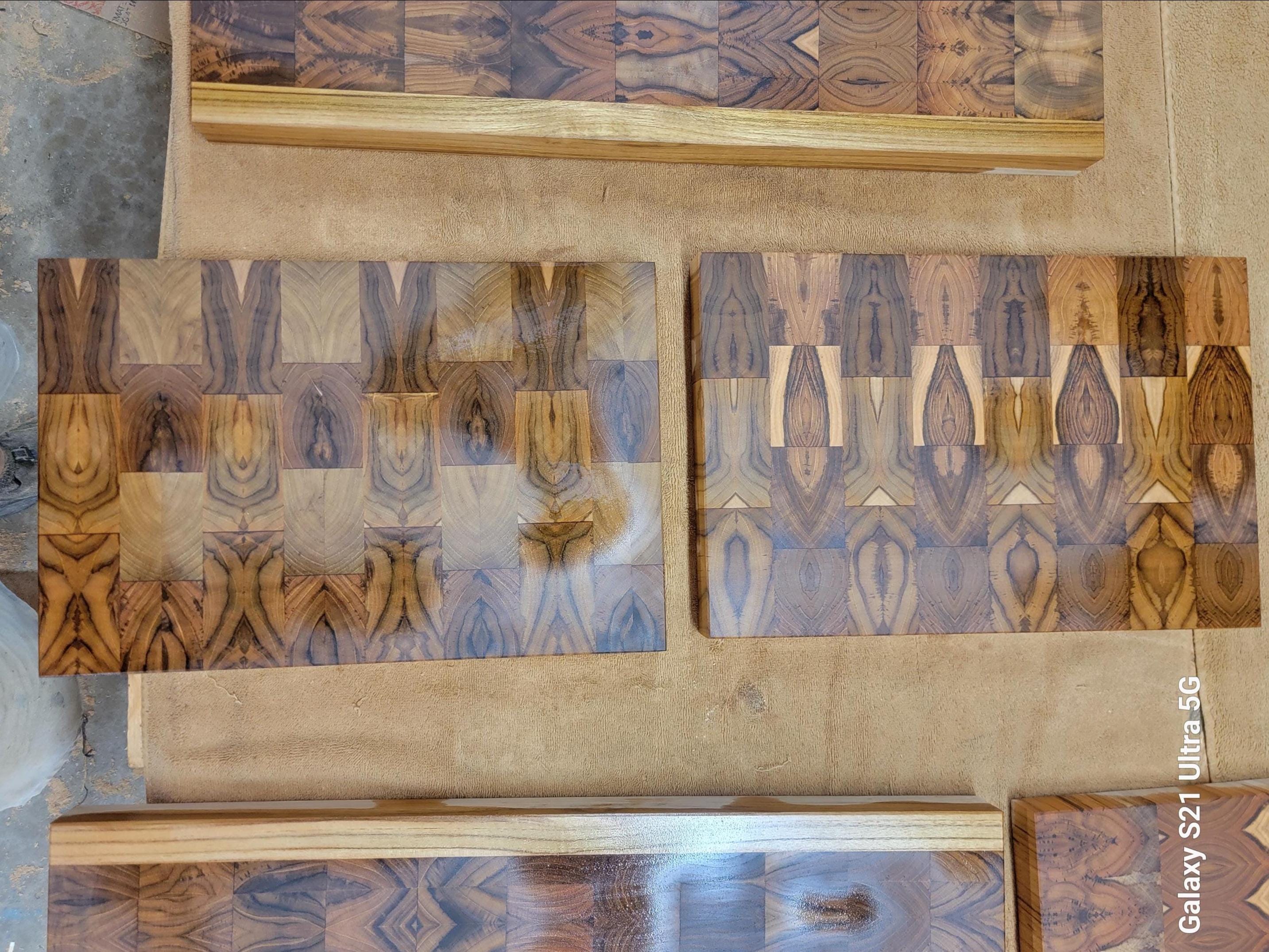 XXXL Teak End Grain Cutting Board: Brisket Board With Juice Groove - Etsy