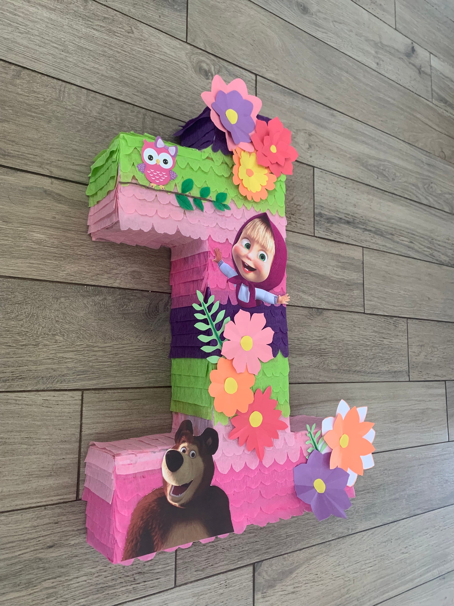 Masha and the Bear Numbers - Etsy