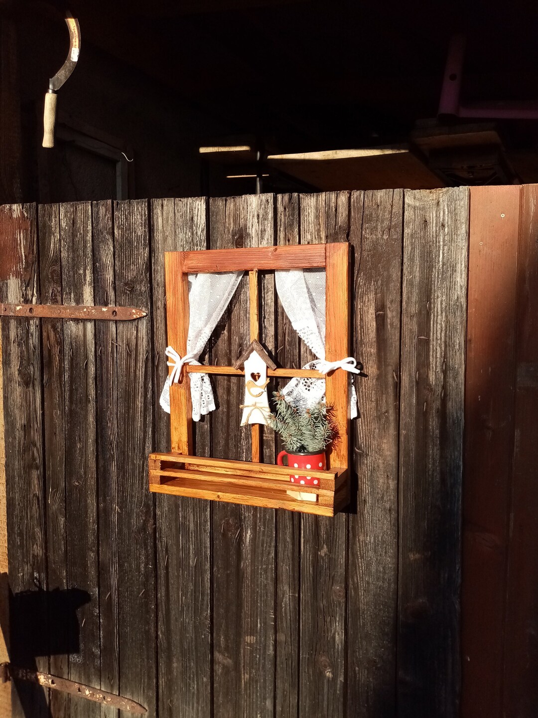 Decorative Window Box Shelves Whimsical Wood Wall Shelf Cottagecore ...