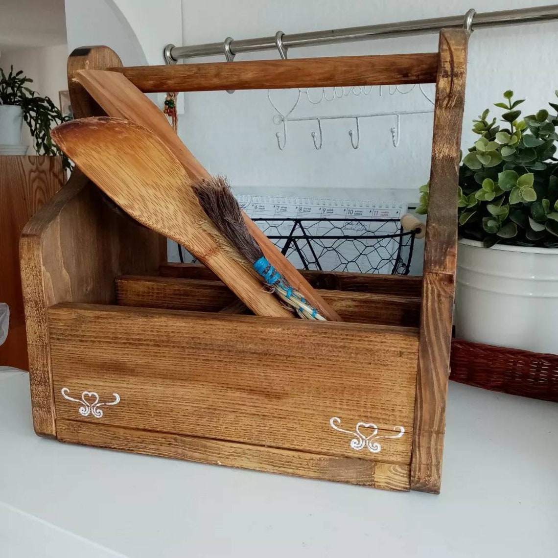 Rustic Wood Tool Box, Wedding Tool Box,garden Tool Box, Farmhouse Decor ...