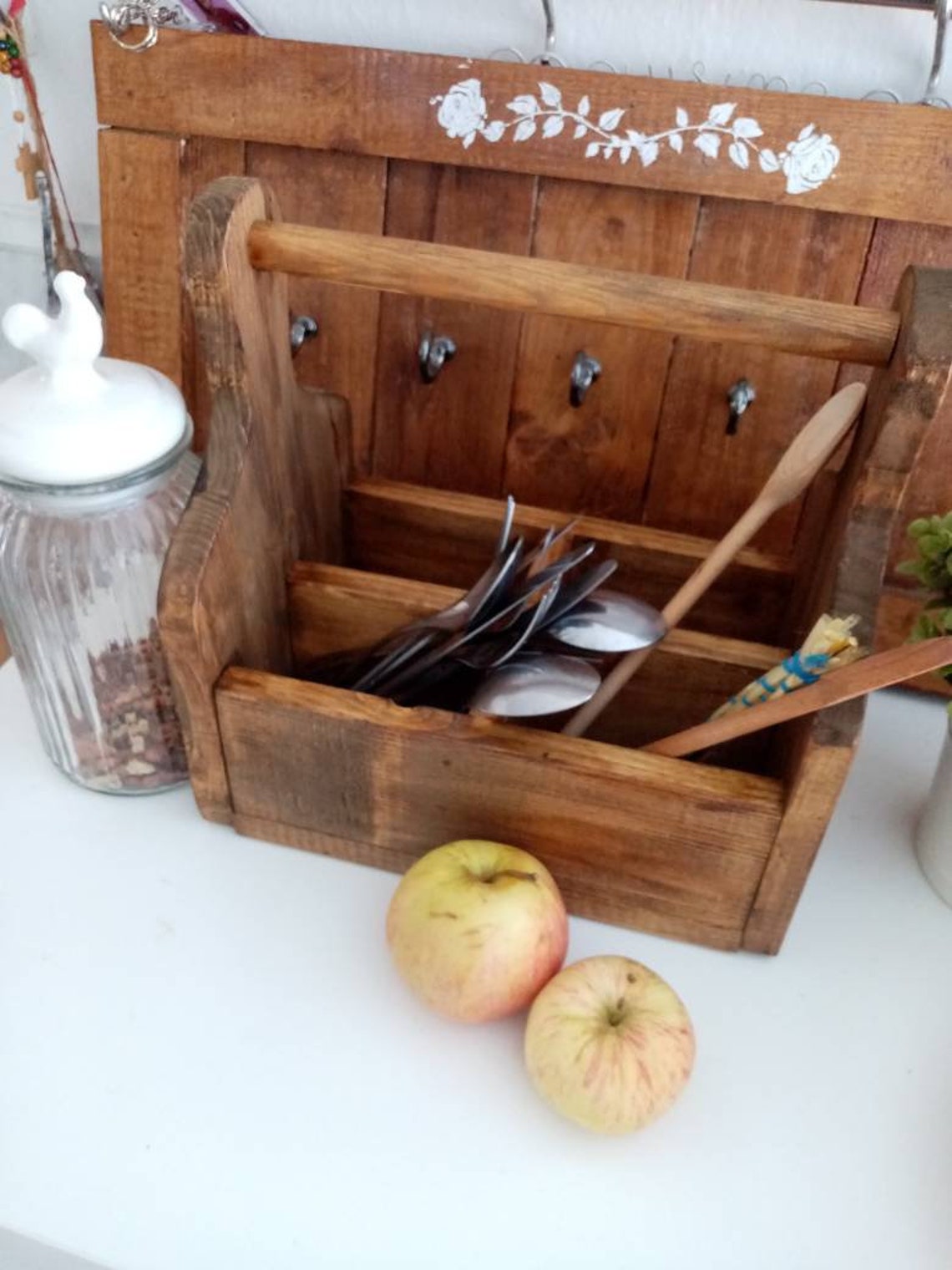 Rustic Wood Tool Box, Wedding Tool Box,garden Tool Box, Farmhouse Decor ...