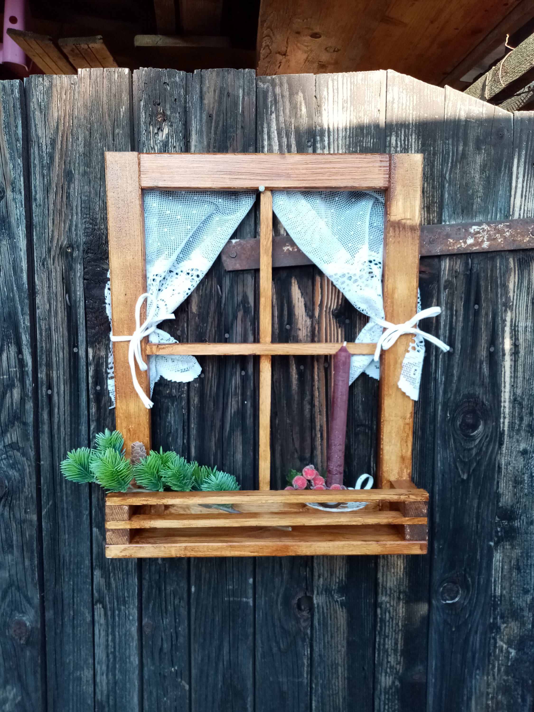 Decorative Window Box Shelves Whimsical Wood Wall Shelf Cottagecore ...