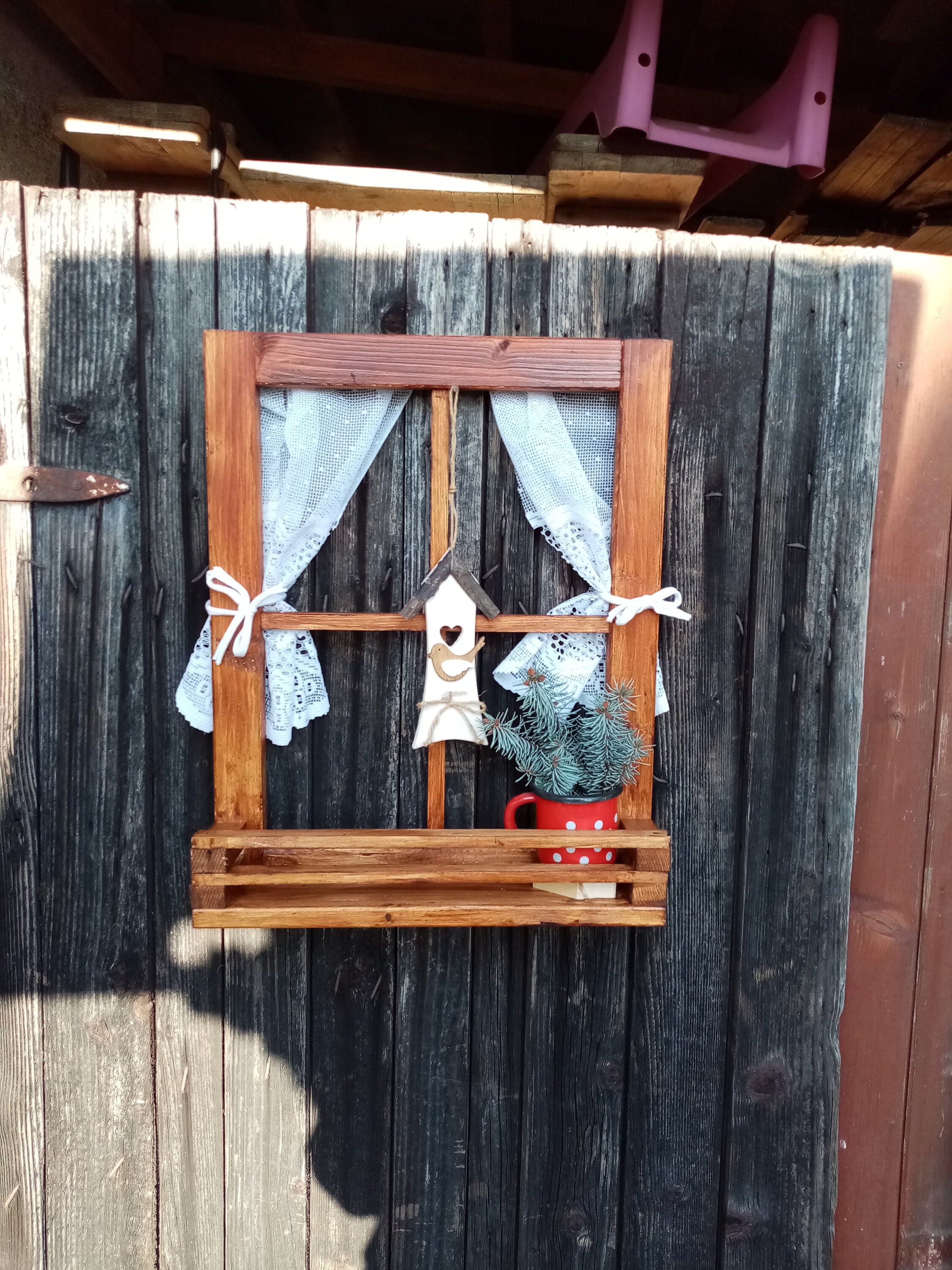 Decorative Window Box Shelves Whimsical Wood Wall Shelf Cottagecore ...