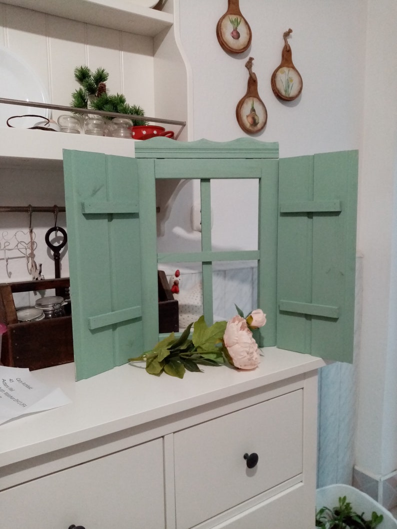 Decorative Wood Window Frame for Wall Decor Heart Old - Etsy