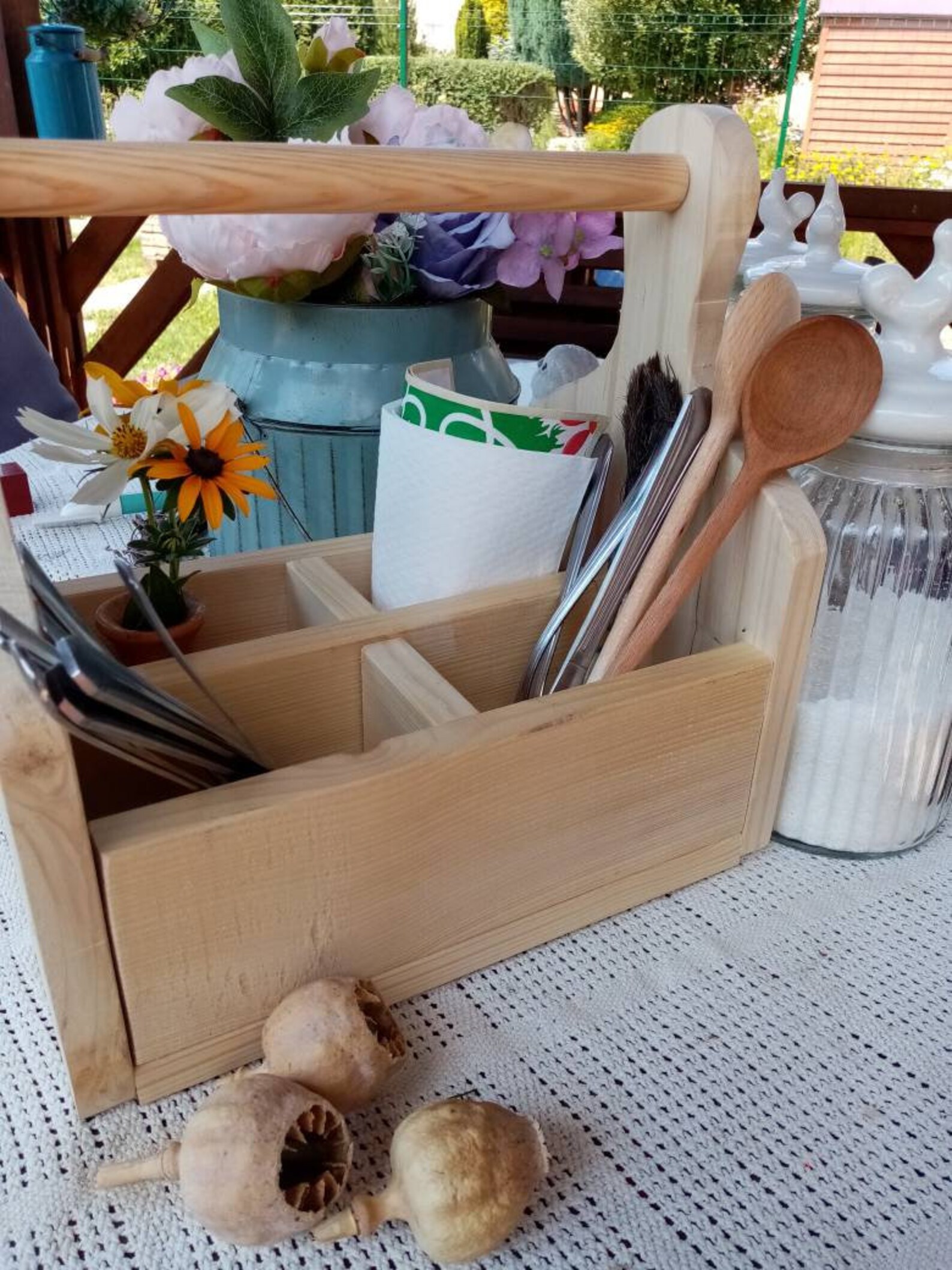 Rustic Wood Tool Box, Wedding Tool Box,garden Tool Box, Farmhouse Decor ...