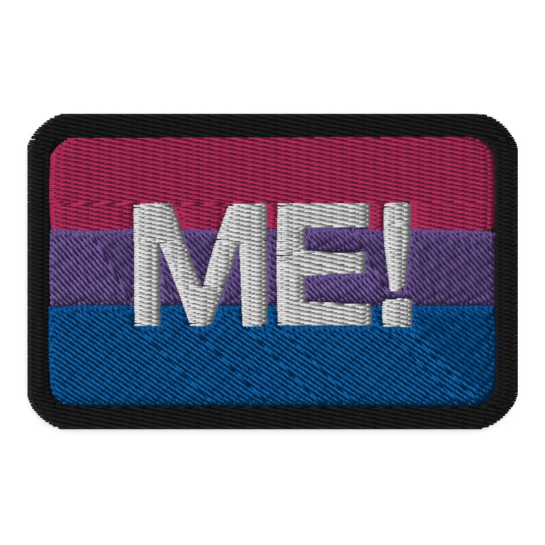 Bi Pride Makes Me ME! Embroidered Patch - Etsy