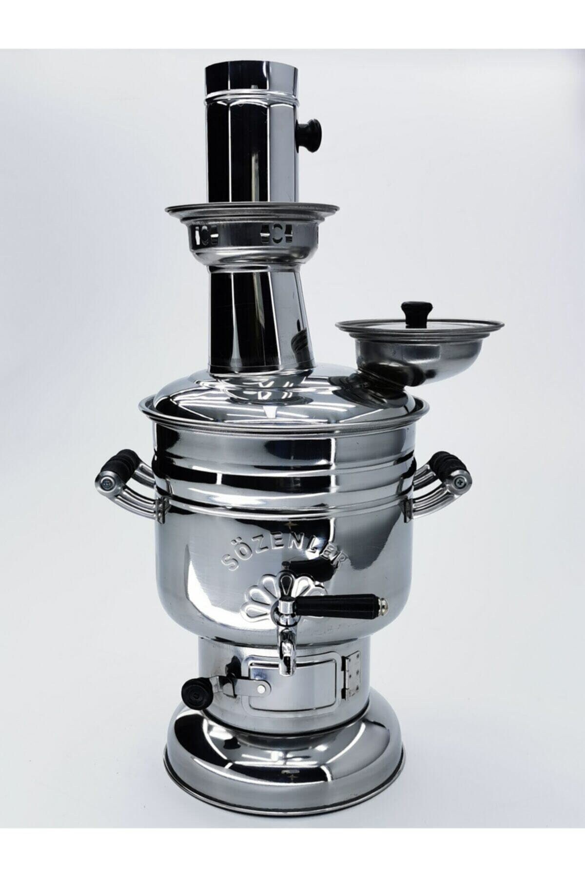 Turkish Samovar Tea Teapot Traditional Chrome Steel - Etsy