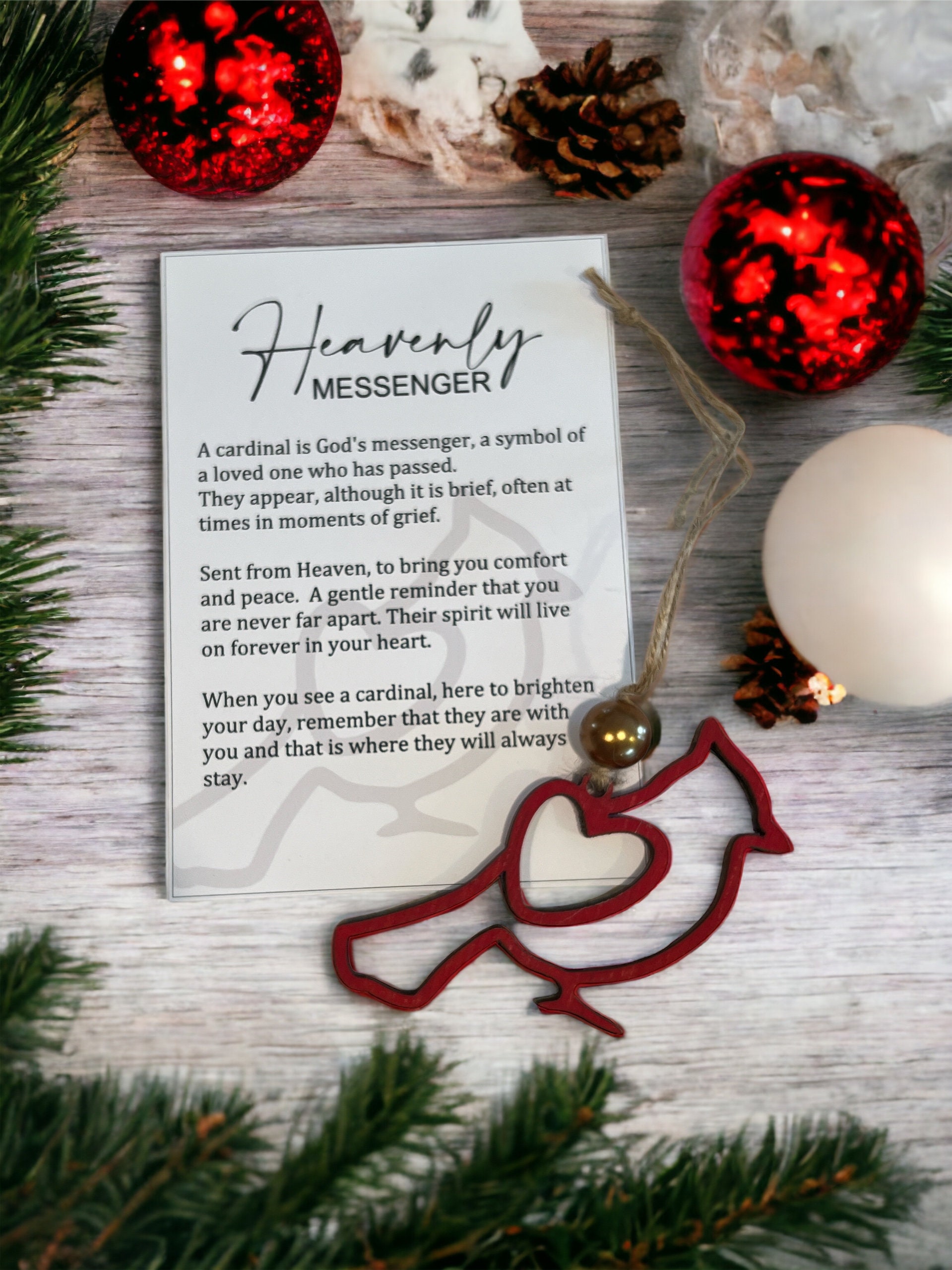 Heavenly Messenger Cardinal Ornament - Etsy