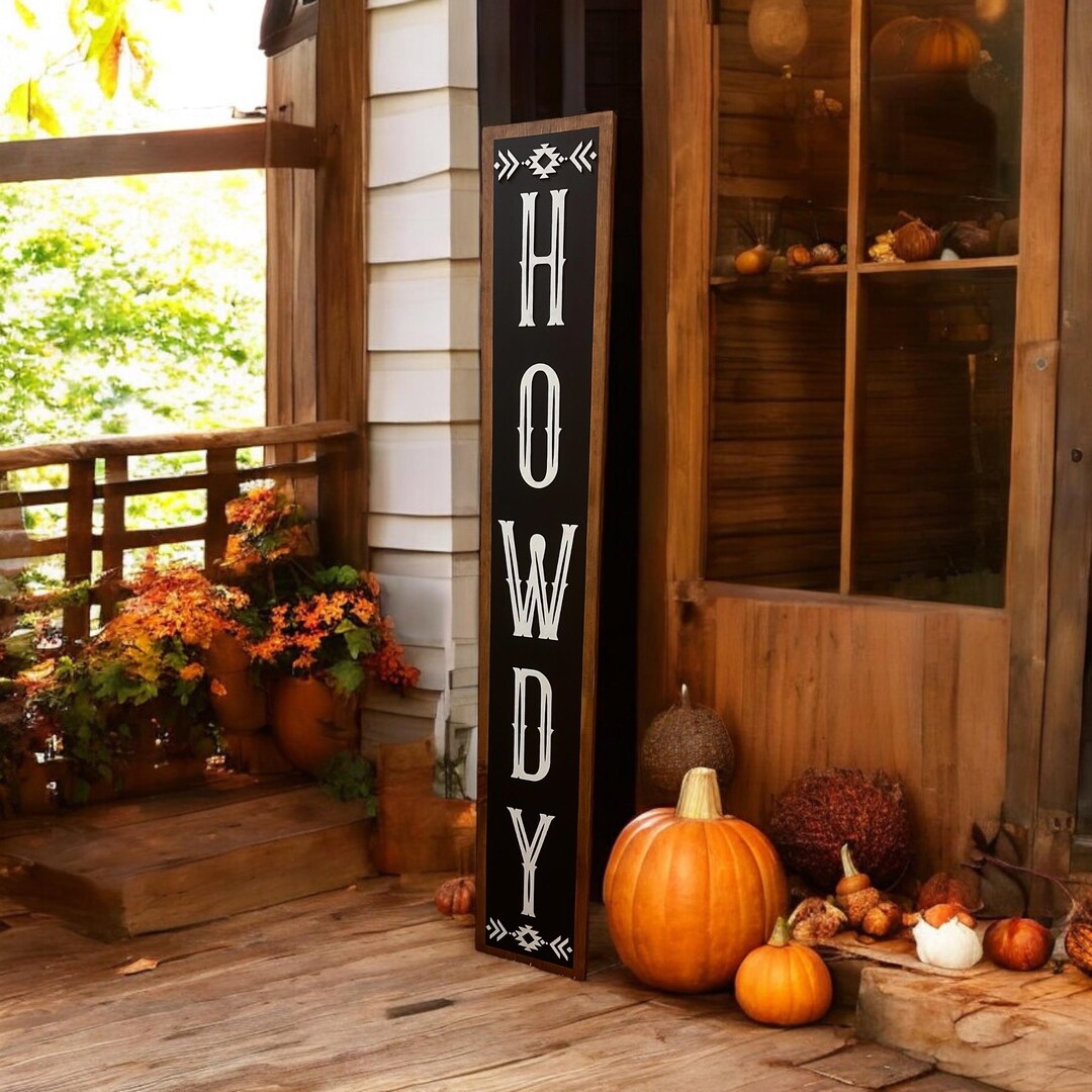 HOWDY Porch Leaner - Etsy