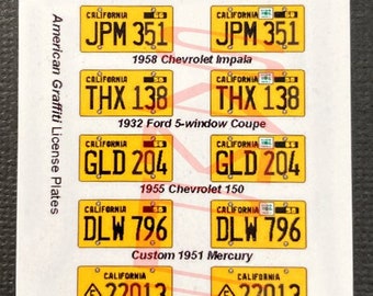 American Graffiti Cars - Etsy