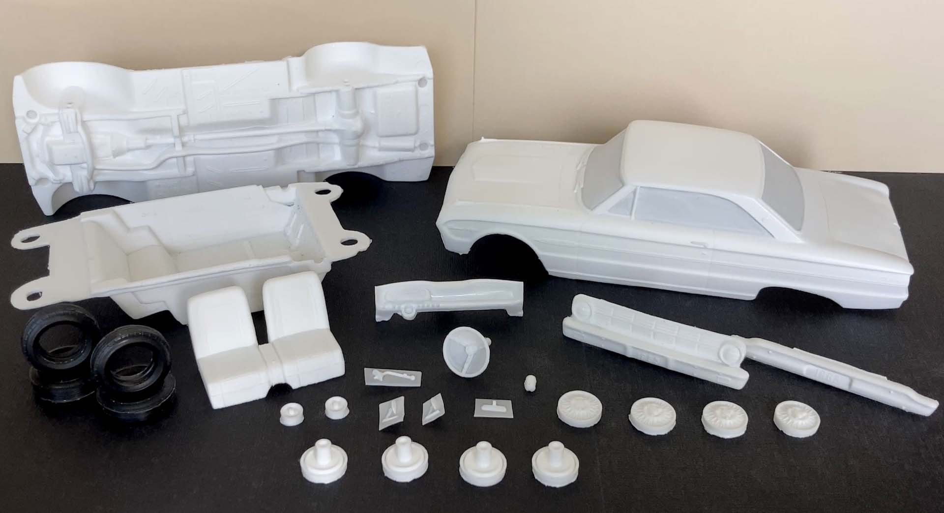 1963 1/2 Ford Falcon Sprint Hardtop RESIN MODEL CAR Kit in 1/25 Scale ...