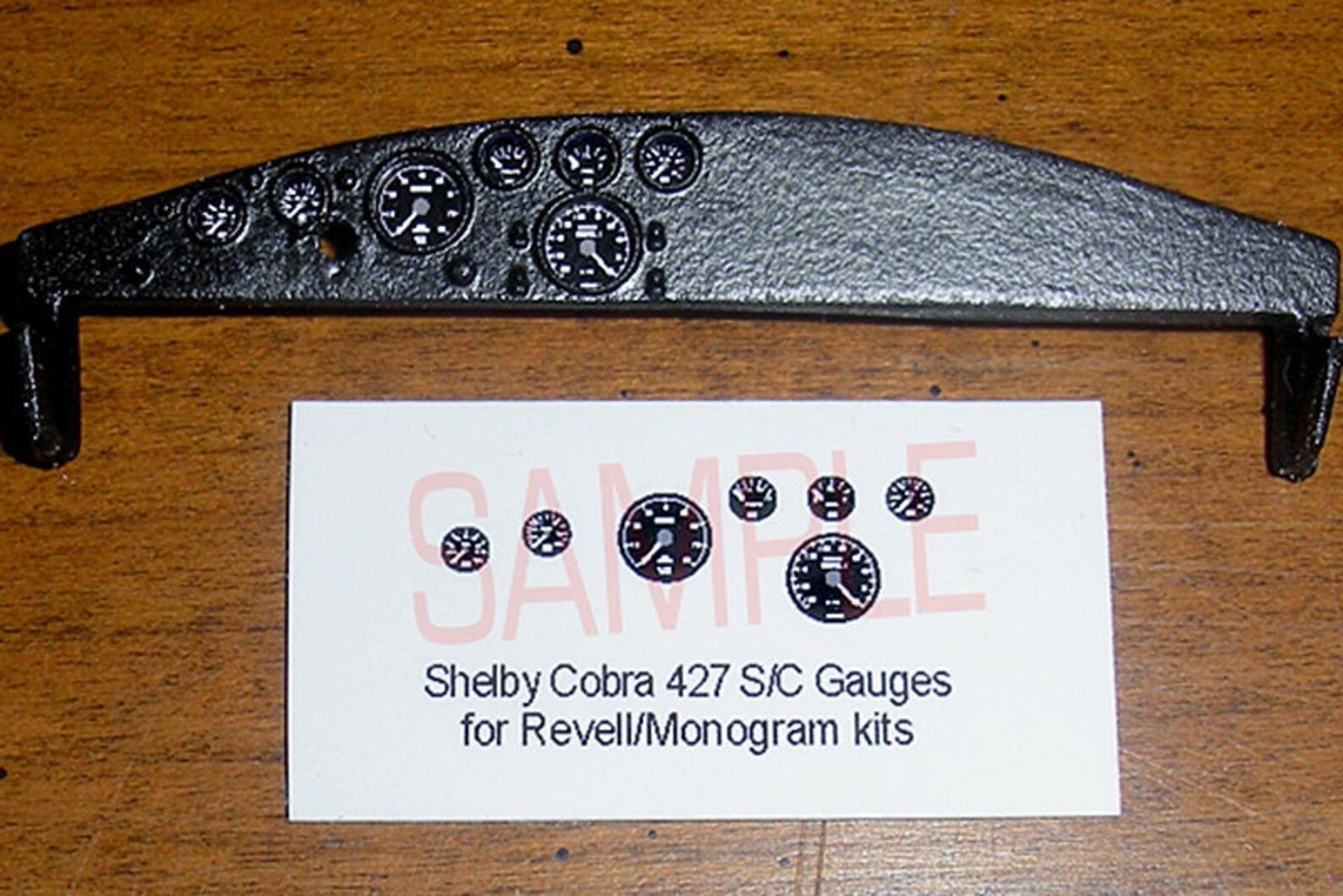 Shelby Cobra 427 S/C Racing Version Gauge Faces 1/24 REVELL - Etsy