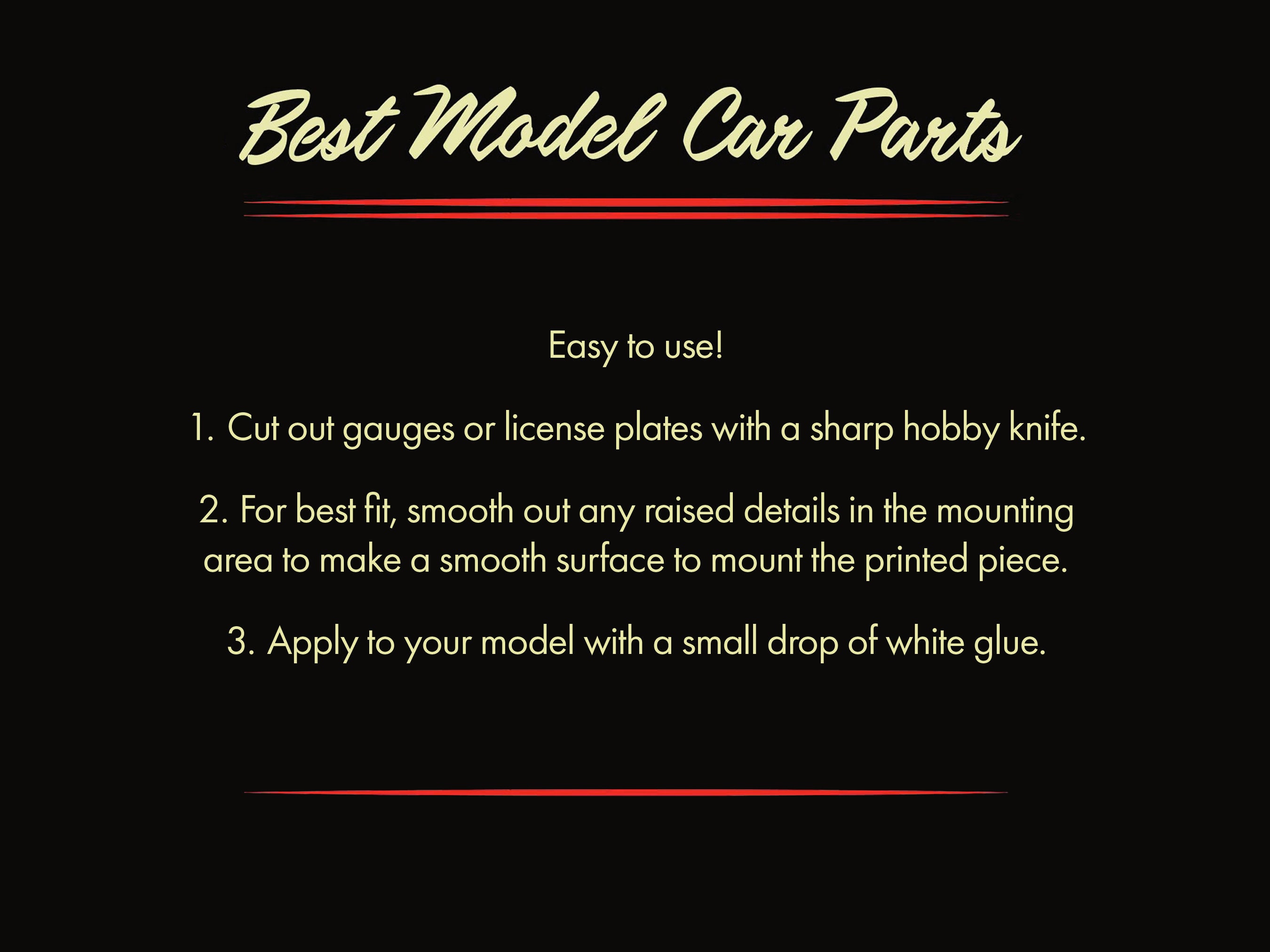 BULLITT Movie Car Miniature License Plates for 1/25 Scale - Etsy