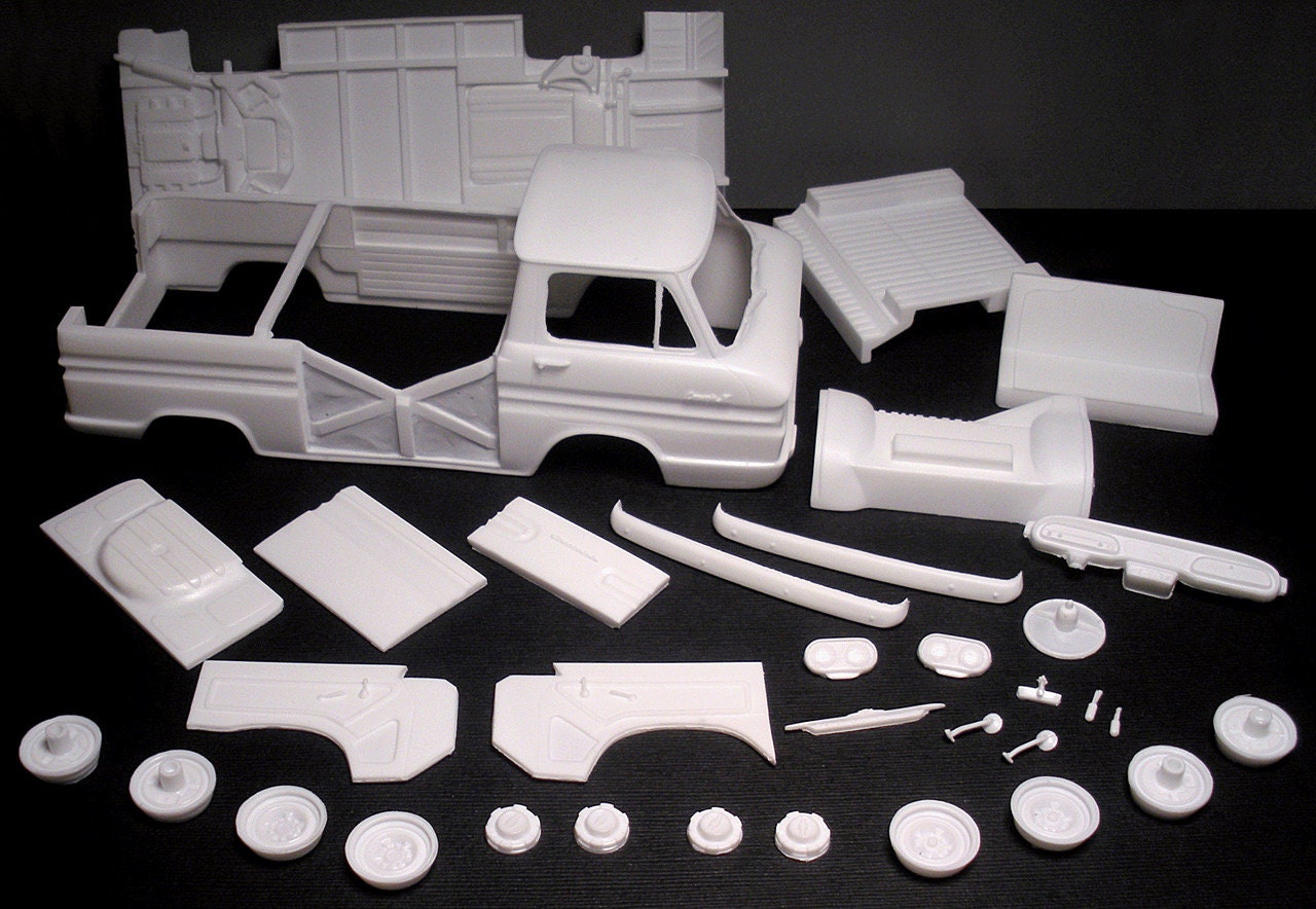 1961 CORVAIR Rampside Pickup RESIN Curbside Model Car Kit 1/25 Scale ...