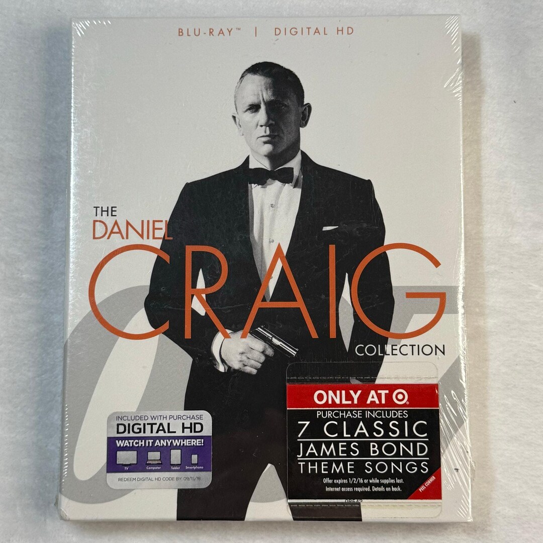 James Bond 007 Daniel Craig Collection Blu-ray NEW Sealed - Target ...