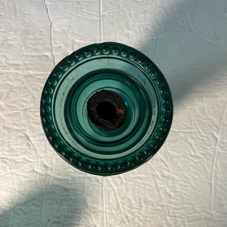 Hemingray Electrical Glass Insulator - 42 - Auga Blue - Heavy - Etsy