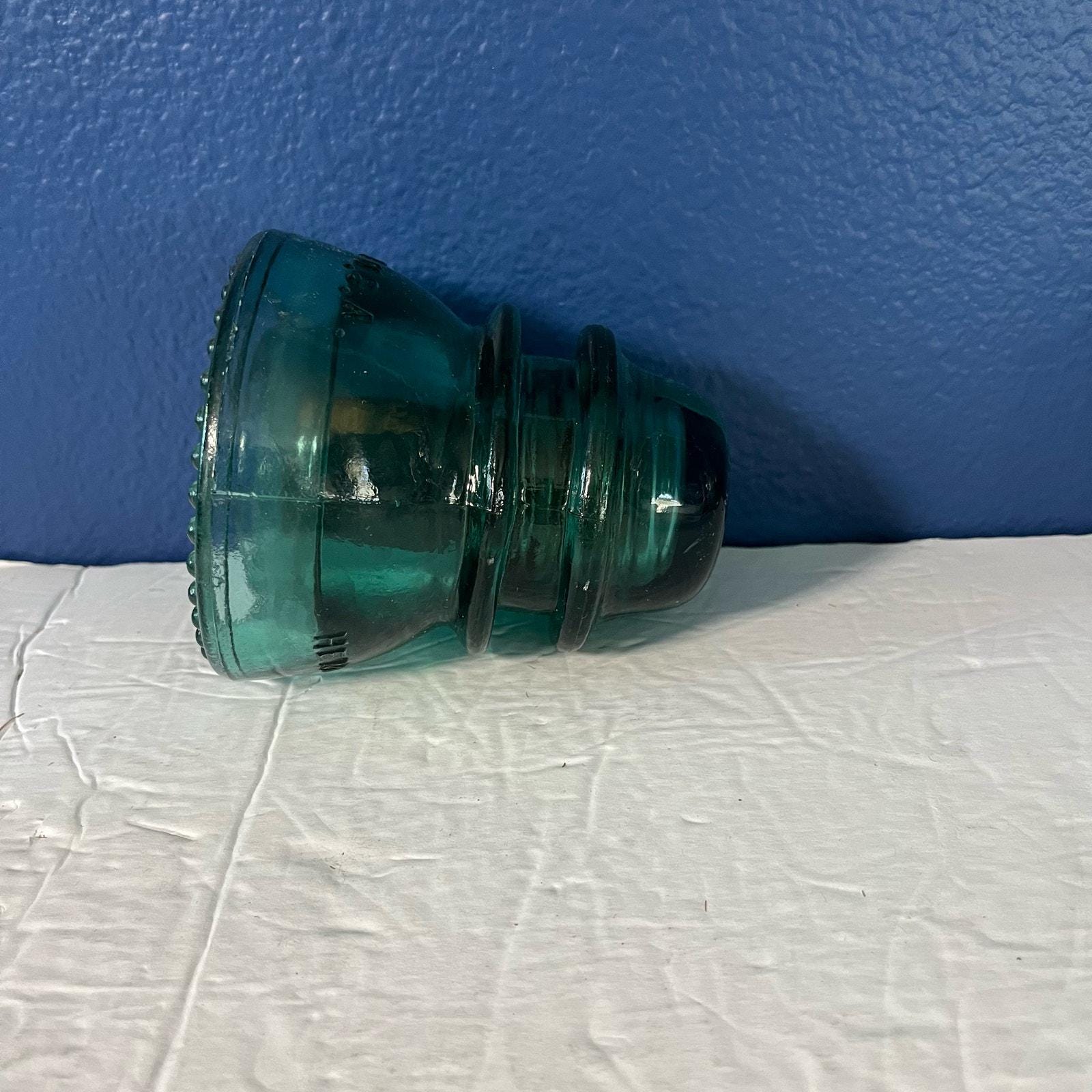 Hemingray Electrical Glass Insulator - 42 - Auga Blue - Heavy - Etsy