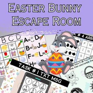 Free the Easter Bunny Escape Room| Easter Egg Escape Room| Escape Rooms ...