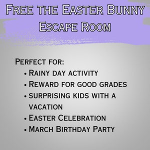 Free the Easter Bunny Escape Room| Easter Egg Escape Room| Escape Rooms ...