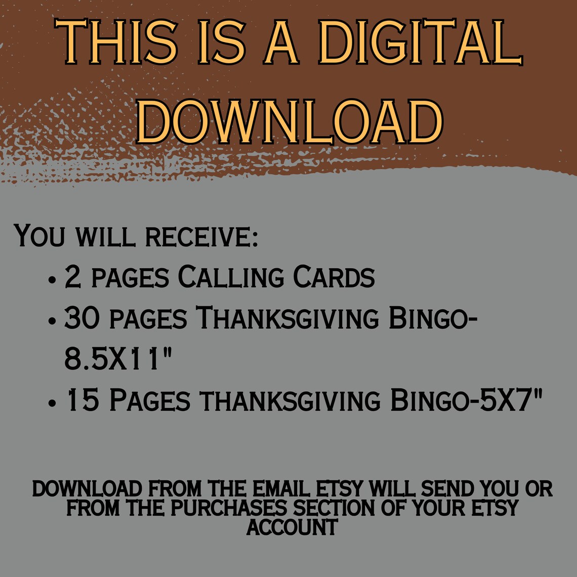 Thanksgiving Bingo Fall Bingo Printable Thanksgiving Games - Etsy