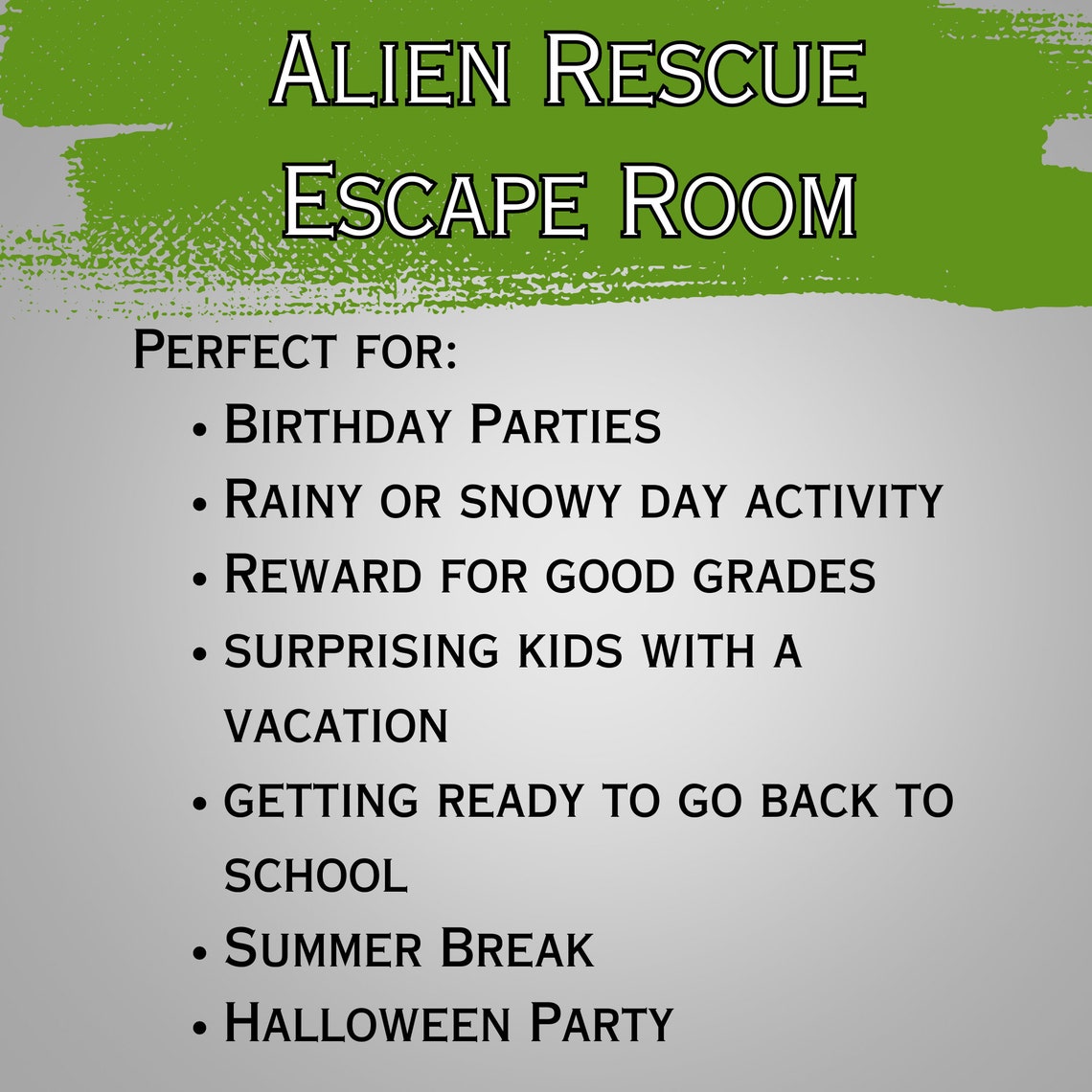 Alien Escape Room| Escape Room Kit Printable| Escape Room Kids| Secret ...