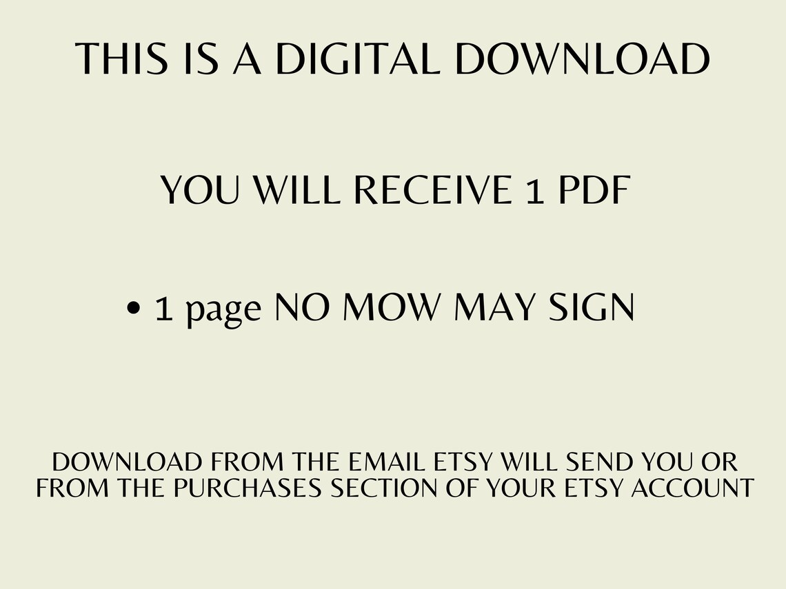 No Mow May Sign| Printable No Mow May Yard Sign| Save the Bees With No ...