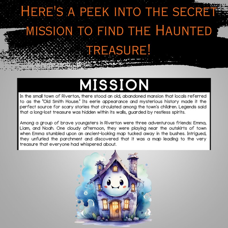 Halloween Scavenger Hunt for Kids| Haunted House Scavenger Hunt ...