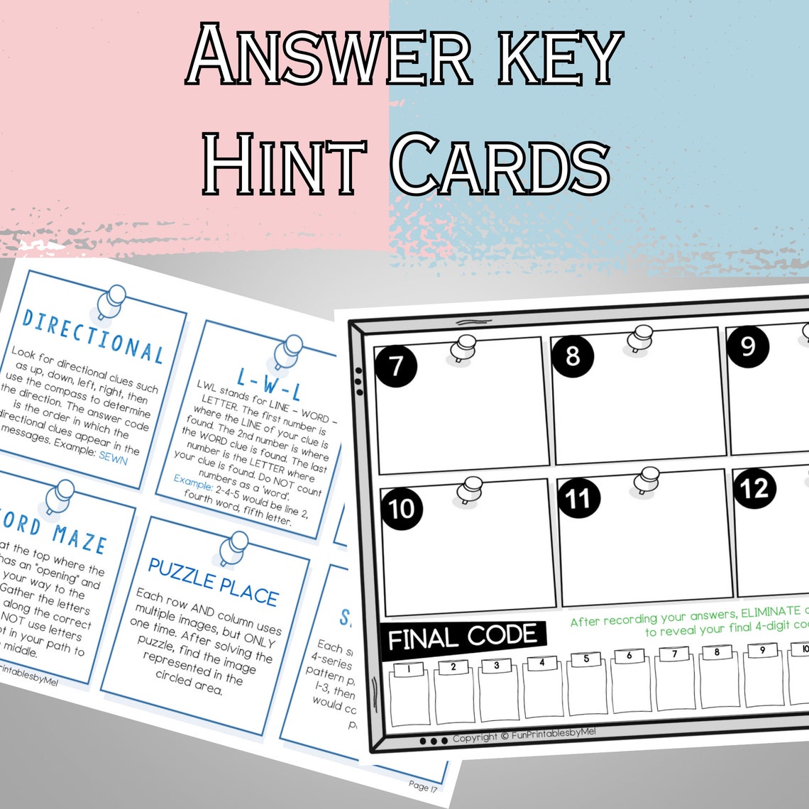 Gender Reveal Escape Room Printable Escape Room for Kids - Etsy