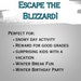 Escape the Blizzard Escape Room| Escape Room PDF| Escape Room Kit ...