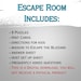 Escape the Blizzard Escape Room| Escape Room PDF| Escape Room Kit ...