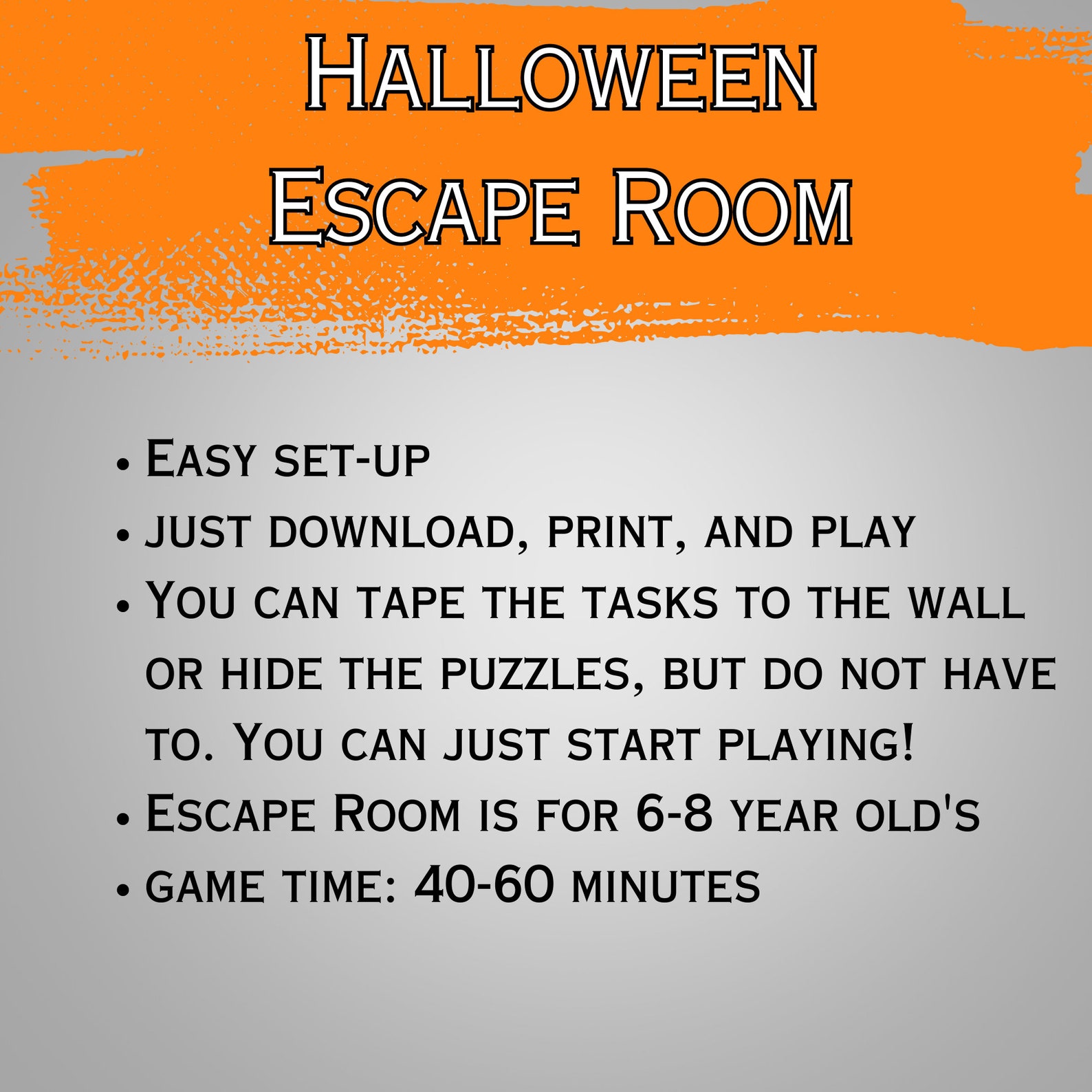 Halloween Escape Room for Families| Trick or Treat Escape Room| Escape ...