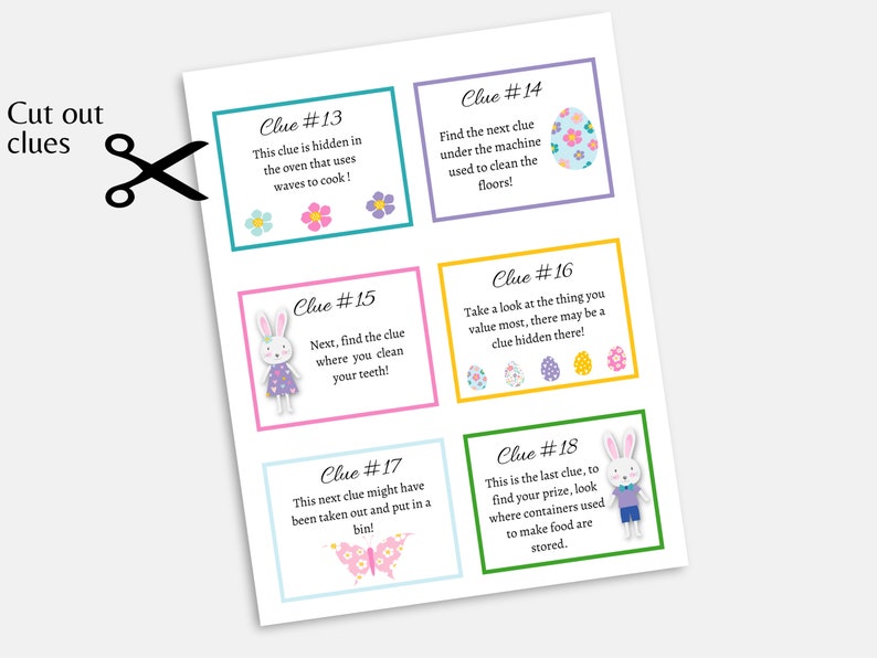 Easter Scavenger Hunt| Inside Easter Scavenger Hunt for Kids| Fun ...