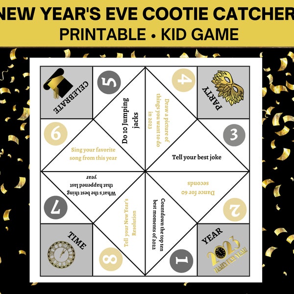 Cootie Catcher - Etsy