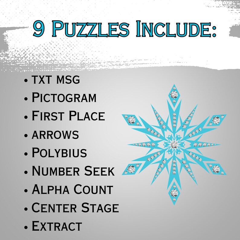 Escape the Blizzard Escape Room| Escape Room PDF| Escape Room Kit ...