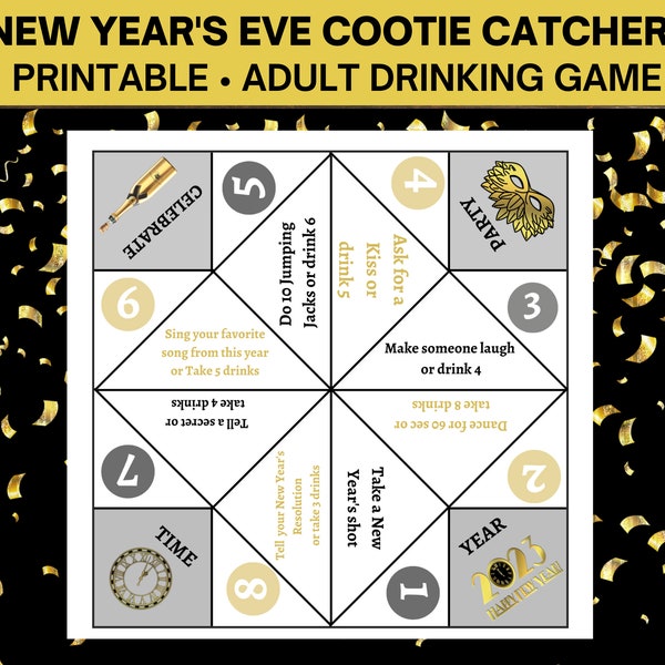 Cootie Catcher Invitation - Etsy