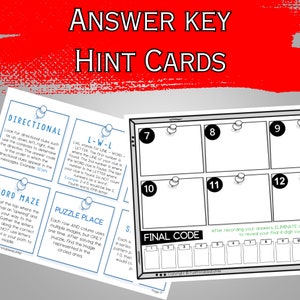 Christmas Escape Room Kids Christmas Escape Room Kit Printable Escape ...