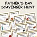 Father's Day Scavenger Hunt Father's Day Treasure Hunt Father's Day ...