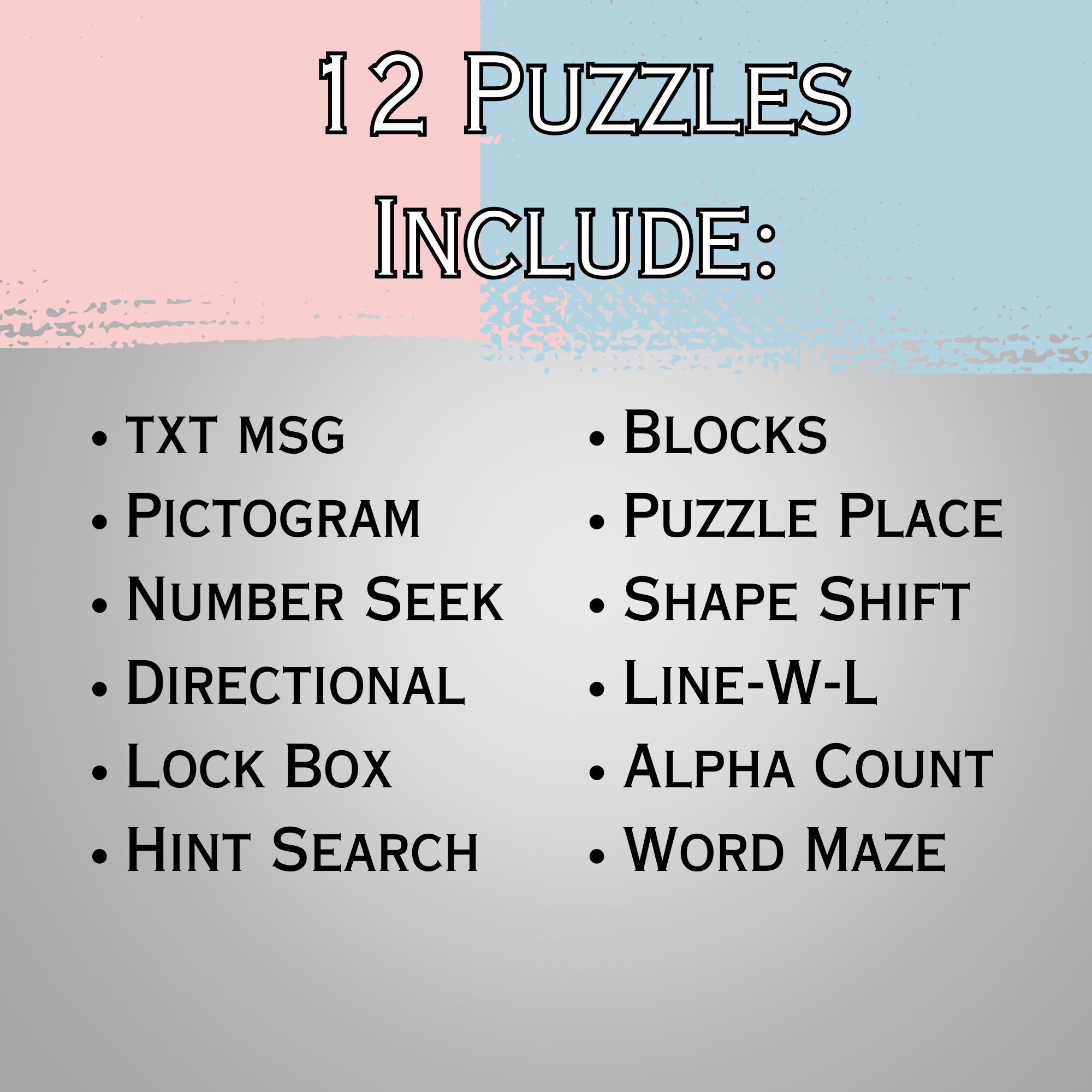 Gender Reveal Escape Room Printable Escape Room for Kids Gender Reveal ...