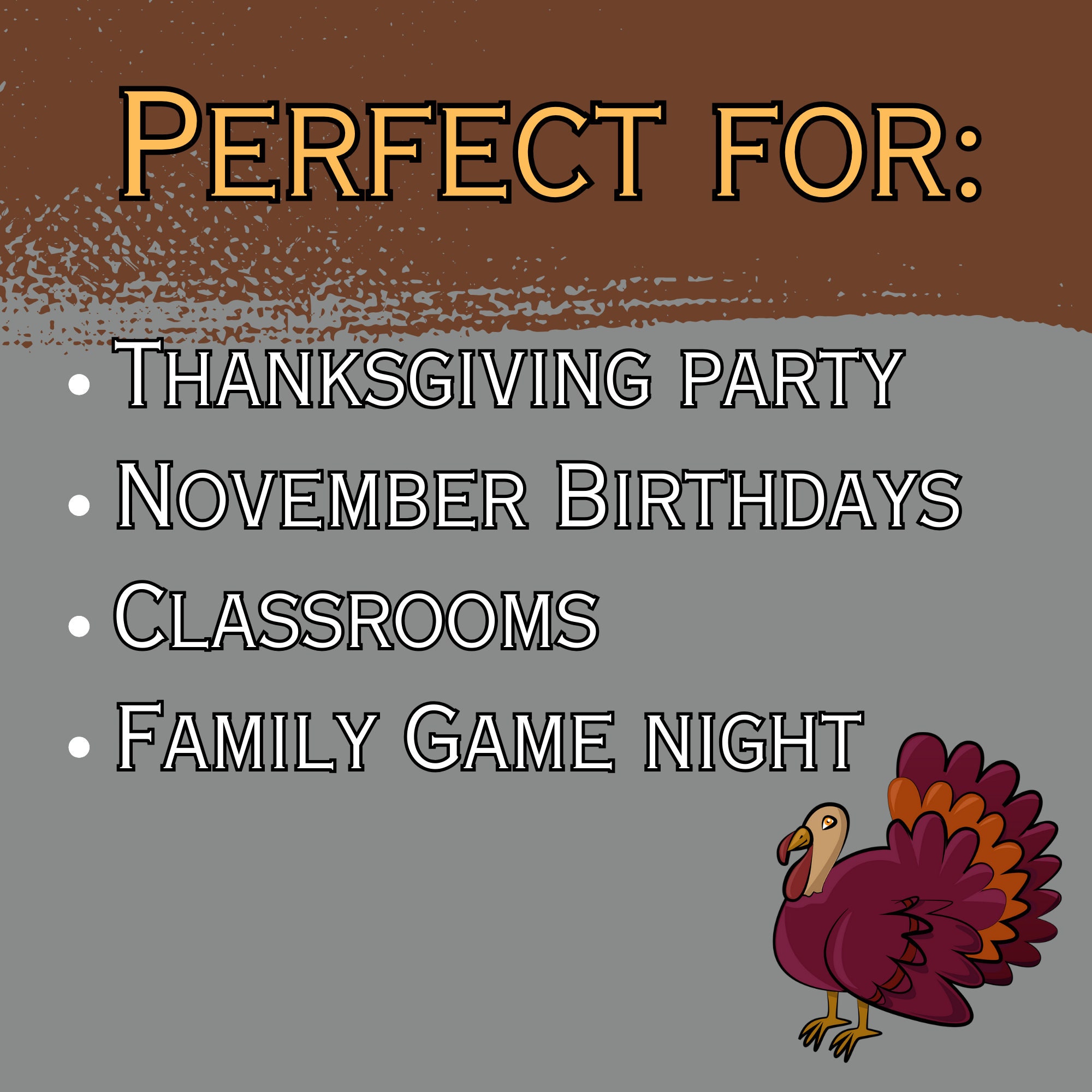 Thanksgiving Bingo Fall Bingo Printable Thanksgiving Games for Adults ...