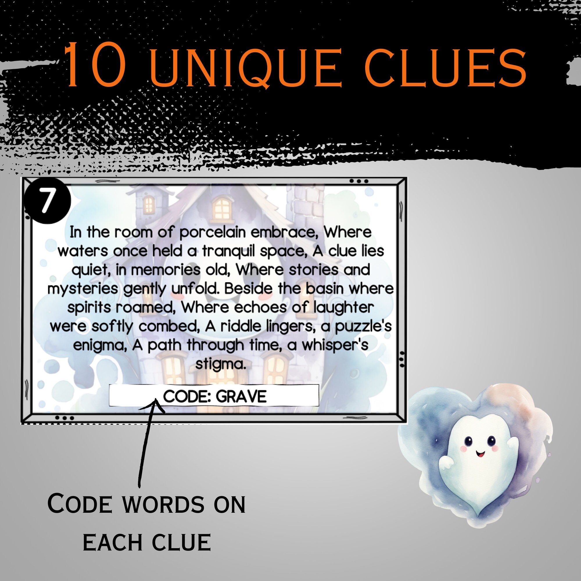 Halloween Scavenger Hunt for Kids| Haunted House Scavenger Hunt ...