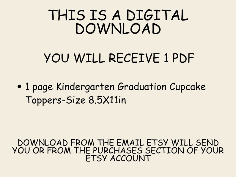 Kindergarten Graduation Cupcake Toppers Printable Graduation Cupcake ...