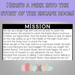 Free the Easter Bunny Escape Room| Easter Egg Escape Room| Escape Rooms ...
