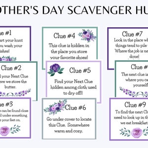 Mother's Day Scavenger Hunt| Mother's Day Game Printable| Mother's Day ...