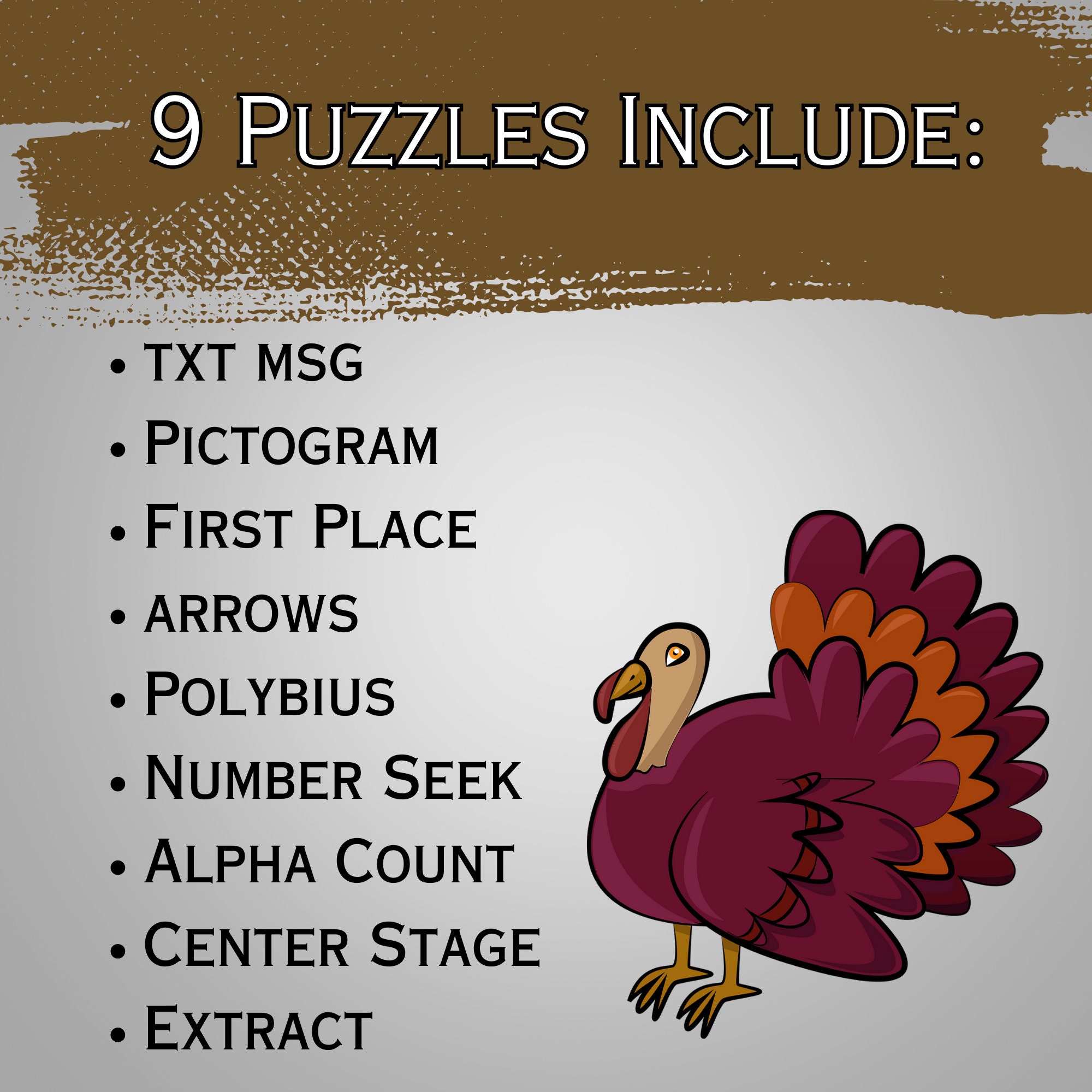 Thanksgiving Escape Room| Kids Escape Room Fall| Save the Turkey Escape ...