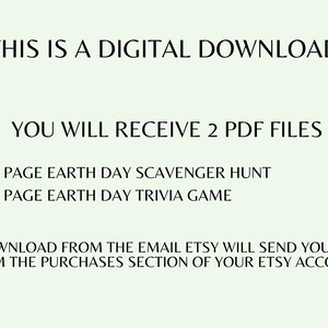 Earth Day Activities| Earth Day Printable| Earth Day Scavenger Hunt and ...