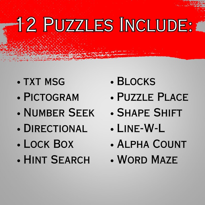 Christmas Escape Room Kids Christmas Escape Room Kit Printable Escape ...