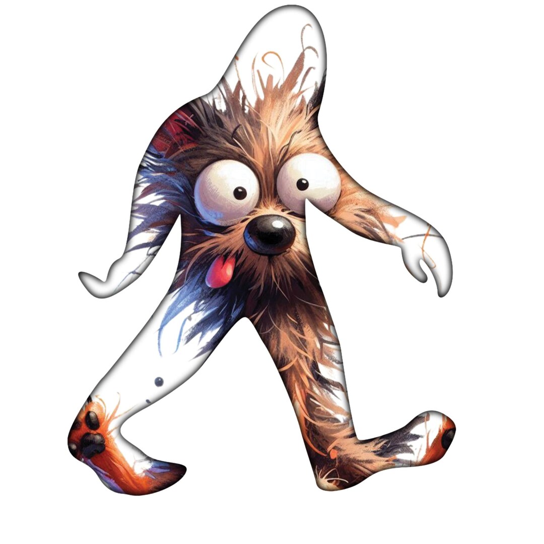 Big Foot Clip Art, Squatch Clip Art, Squatch Dog Clip Art, Digital File ...