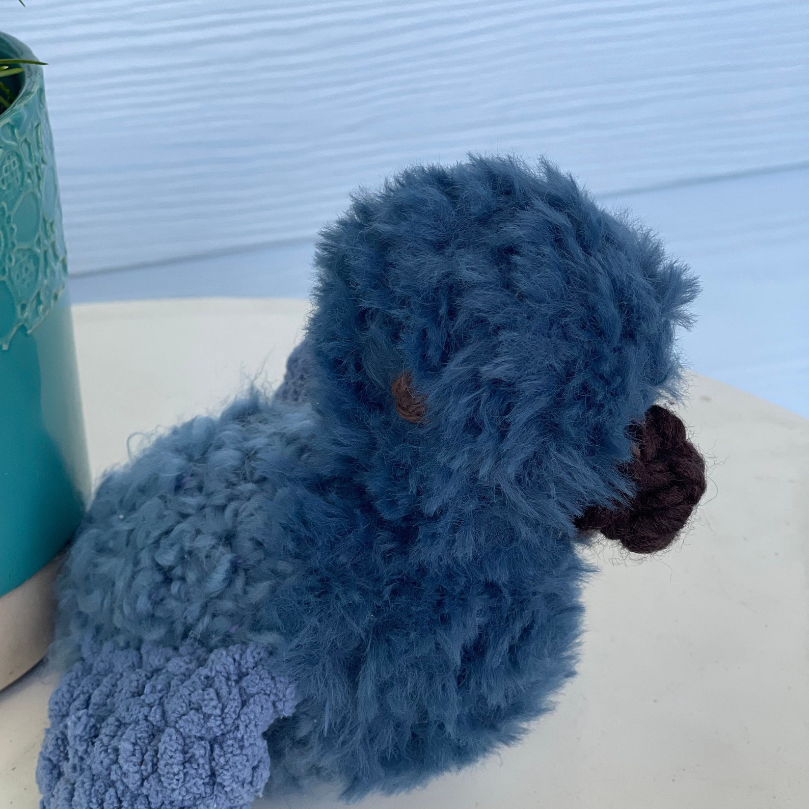 Baby Bird Plushie Amigurumi Bird Stuffed Animal Soft Blue Bird - Etsy