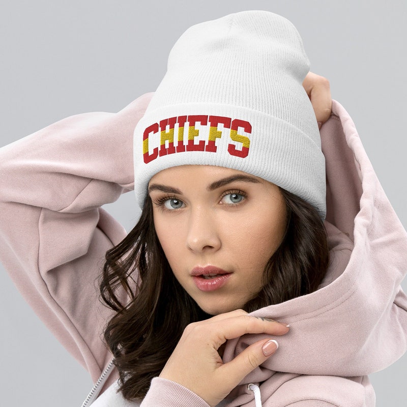 Kc Chiefs Skull Cap - Etsy